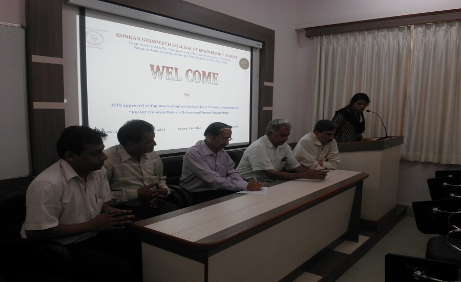 STTP PROGRAM OF MECHANICAL ENGINEERING – KGCE College